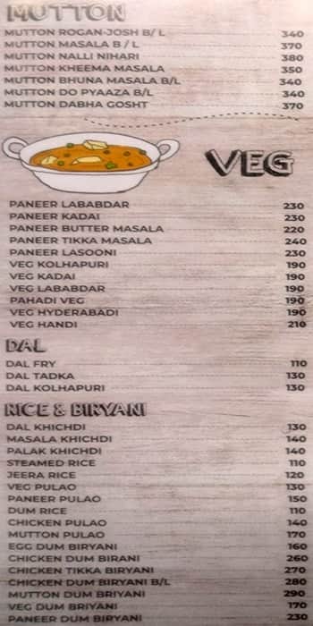 Menu at Mr Grill, Thane