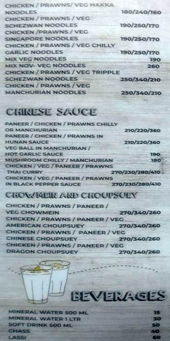 Menu at Mr Grill, Thane