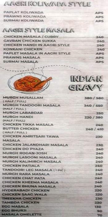 Menu at Mr Grill, Thane