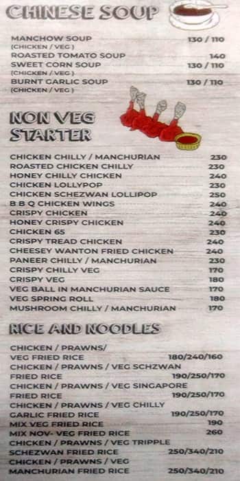 Menu at Mr Grill, Thane