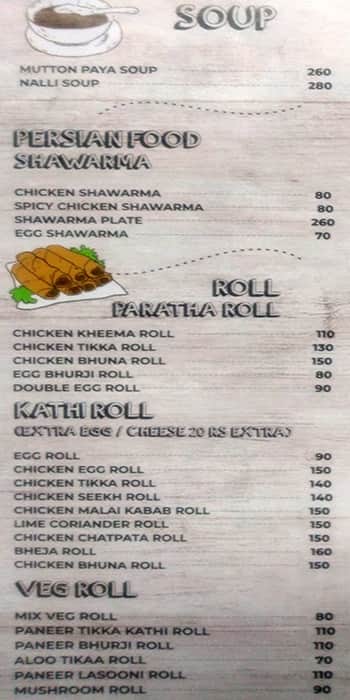 Menu at Mr Grill, Thane