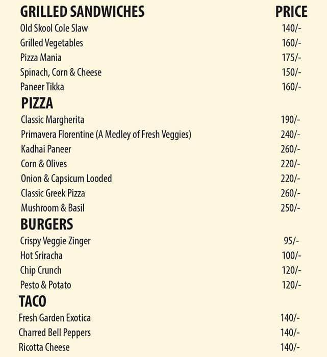 Menu at Divine Bakery Dessert Bar Cafe, New Delhi