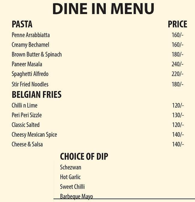 Menu at Divine Bakery Dessert Bar Cafe, New Delhi