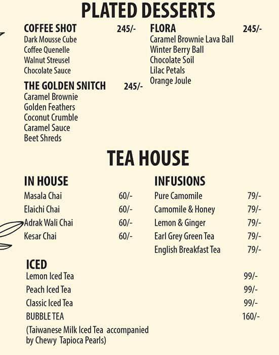 Menu at Divine Bakery Dessert Bar Cafe, New Delhi