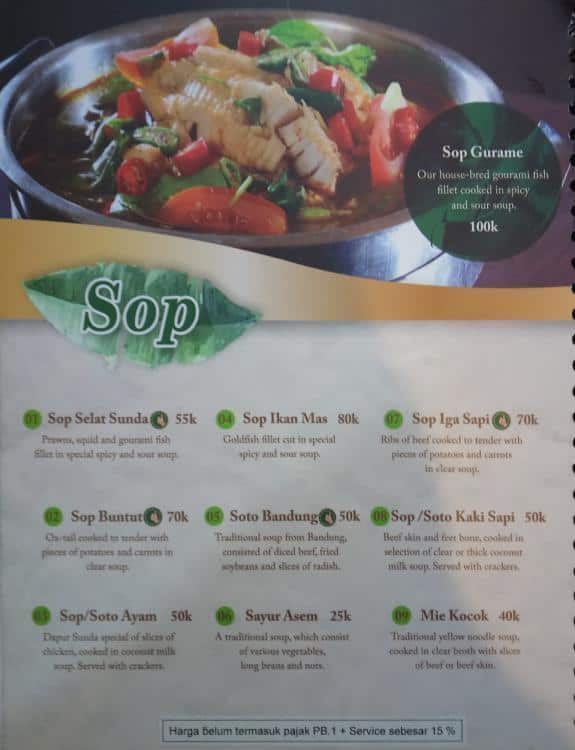 Dapur Sunda Menu, Menu untuk Dapur Sunda, Fatmawati, Jakarta - Zomato ...