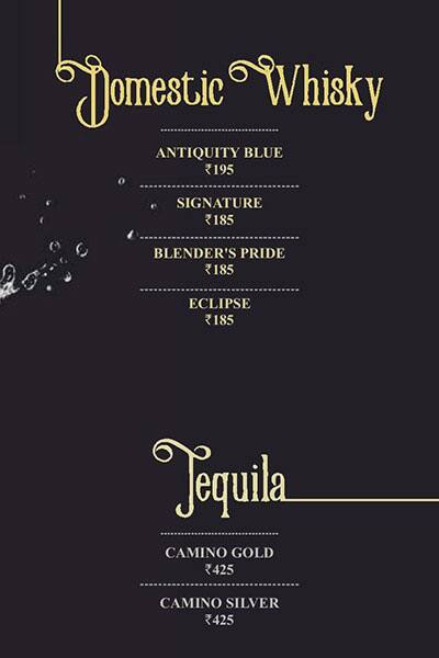 Menu at TurQue - Sayaji, Pune, Pune