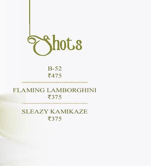 Menu at TurQue - Sayaji, Pune, Pune