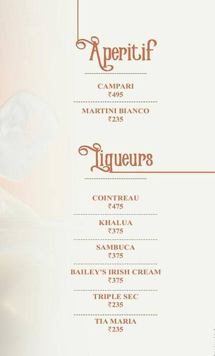 Menu at TurQue - Sayaji, Pune, Pune