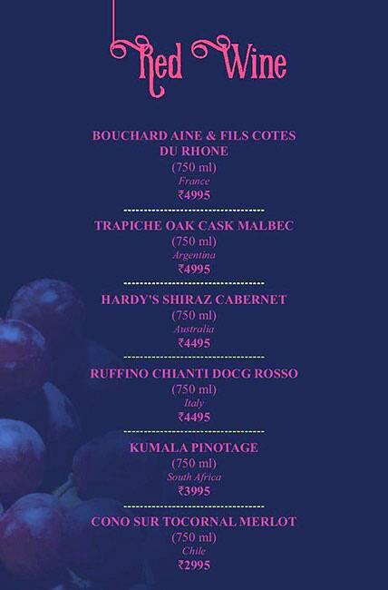 Menu at TurQue - Sayaji, Pune, Pune