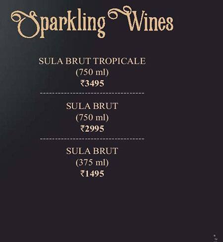 Menu at TurQue - Sayaji, Pune, Pune