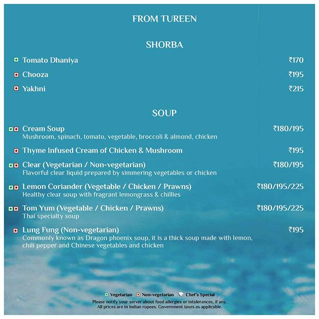 Menu at TurQue - Sayaji, Pune, Pune