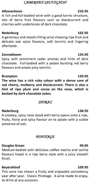 Menu at Il Forno Mediteranean Family Restaurant, New Redruth