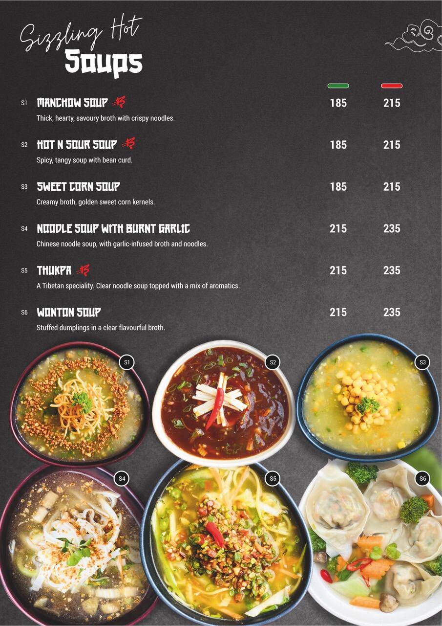Menu of Berco's - If You Love Chinese, Central Plaza Mall, Golf Course ...