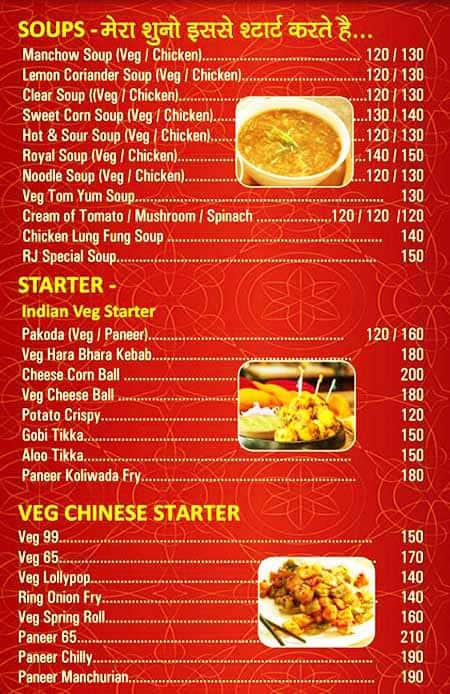 Menu of Nidhi Family Restaurant, Badlapur, Thane