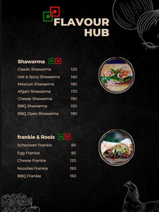 Menu of Flavour HUB, Nalasopara, Mumbai