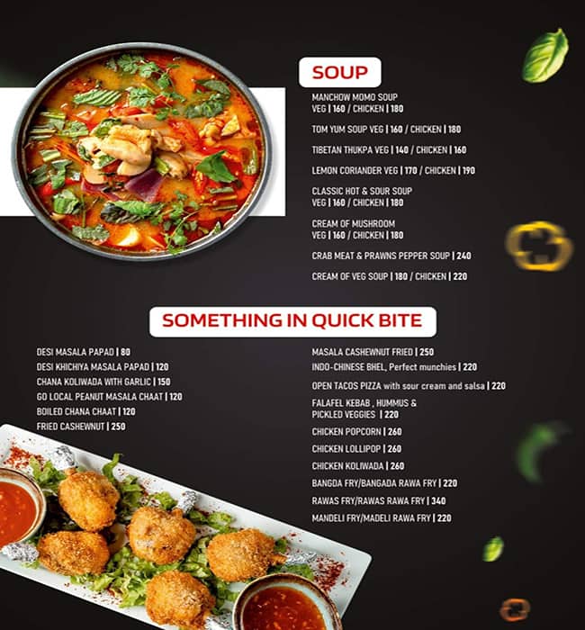 Menu of Origin Family Restobar, CBD-Belapur, Navi Mumbai