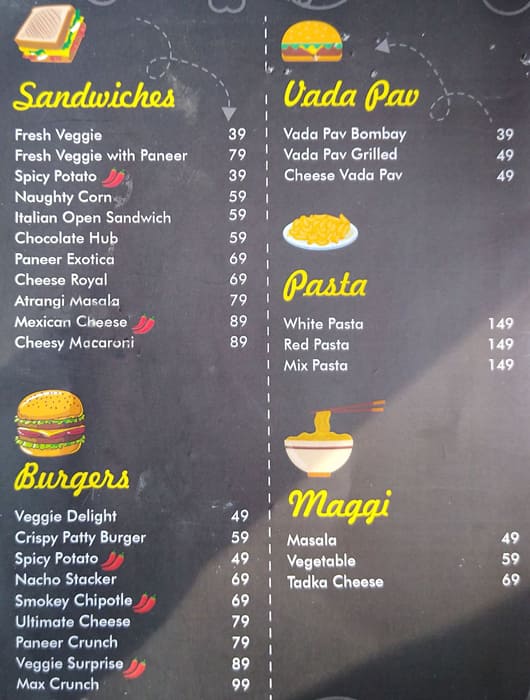 Menu of Le Winkies, Lajpat Nagar 4, New Delhi