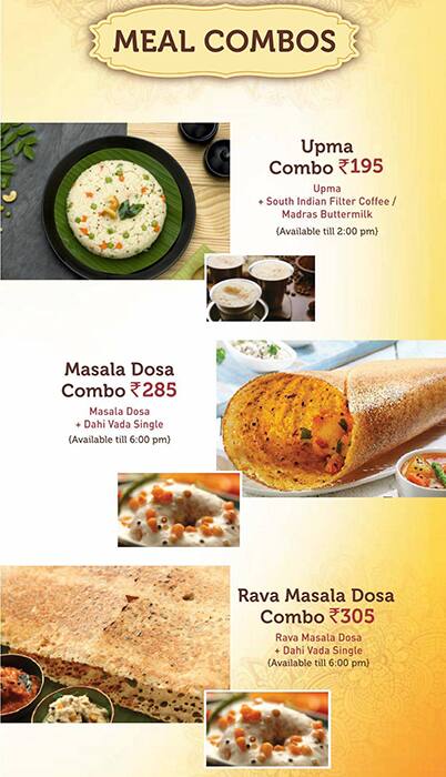 Menu at Sagar Ratna, Zirakpur, SCO 14