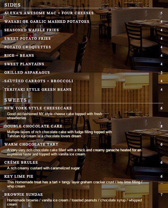 Menu at Pine Bar & Grill, New Rochelle