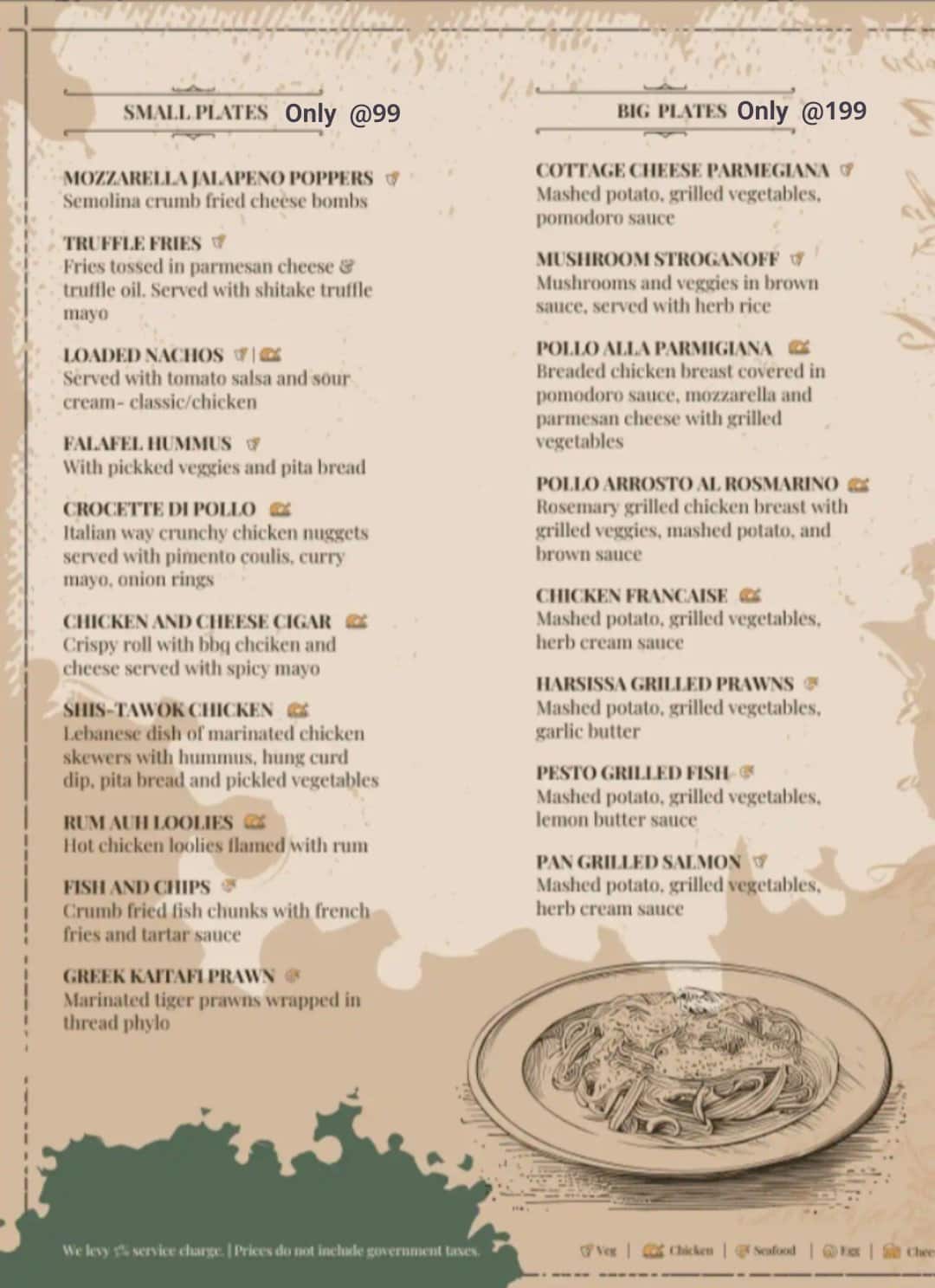 Menu of Bekal Cafe, Amrapali Leisure Valley, Greater Noida