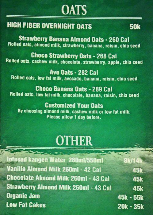 Menu at Foodhall Kitchen, Jakarta, The FoodHall Kebon Jeruk