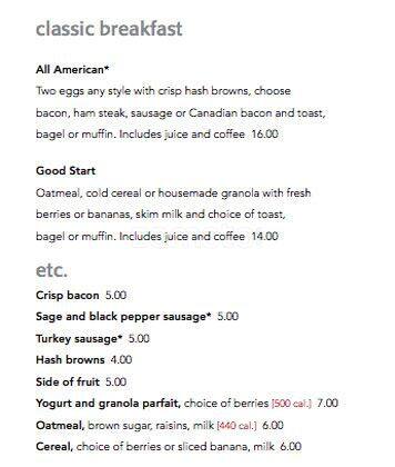 Menu at Aviation Grill pub & bar, Philadelphia