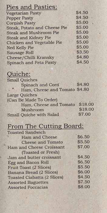 Menu at The Lab On Henley cafe, Henley Beach South