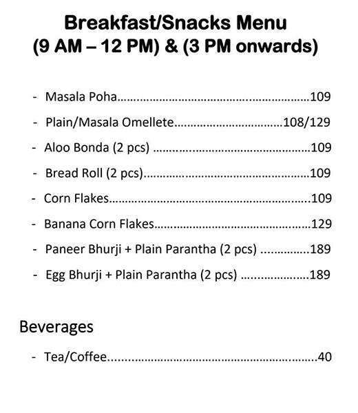 Menu of Your Next Meal, Sector 132, Noida