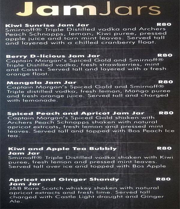 Speisekarte von CAPELLO pub & Bar, Midrand, Shop No. 42