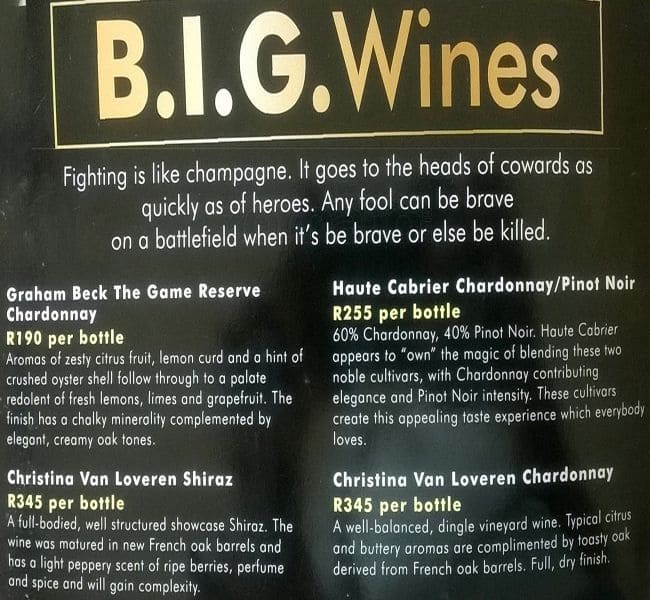 Speisekarte von CAPELLO pub & Bar, Midrand, Shop No. 42