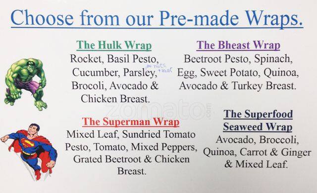 Menu at The Punnet cafe, Dublin, 94-95 Mount Street Lower