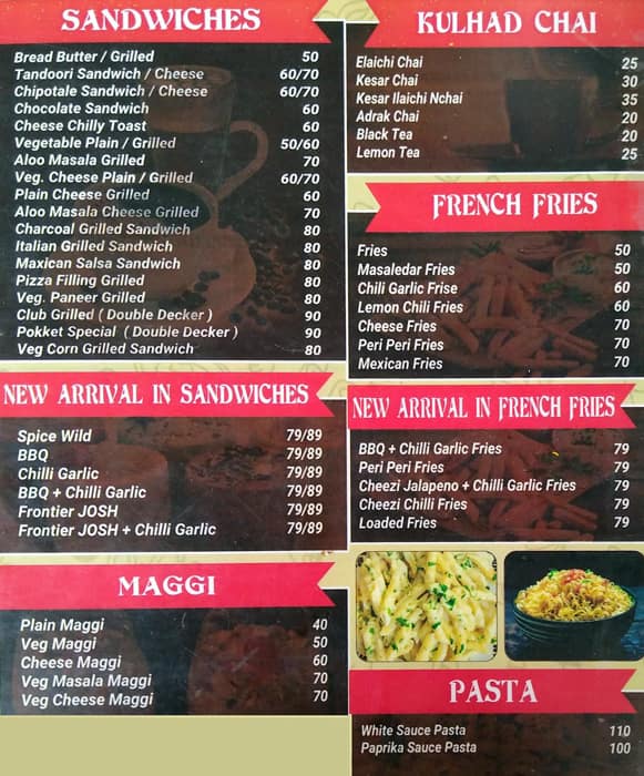 Menu at Sairat Biryani, Pune, Chowk