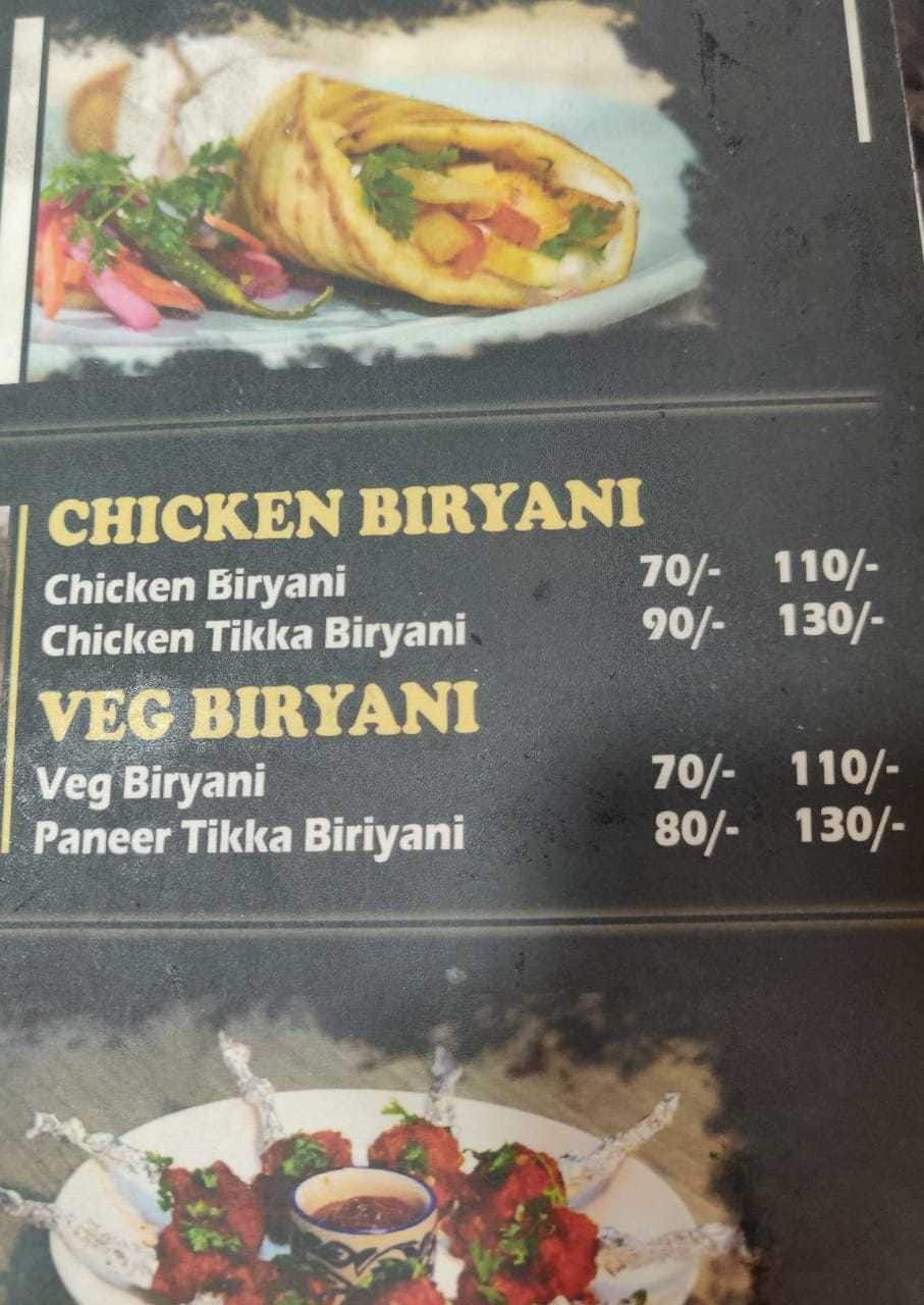 Menu of The Perfect Charcoal Biryani, Taloja, Navi Mumbai