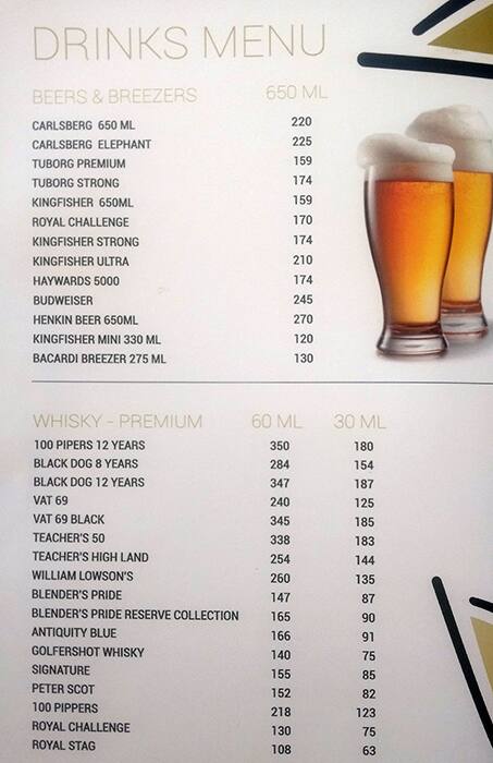 Menu at Bagara Restaurant & Bar, Secunderabad, Penderghast Road