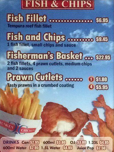 Menu at Drunken Chicken fast food, Robina, Easy T Centre