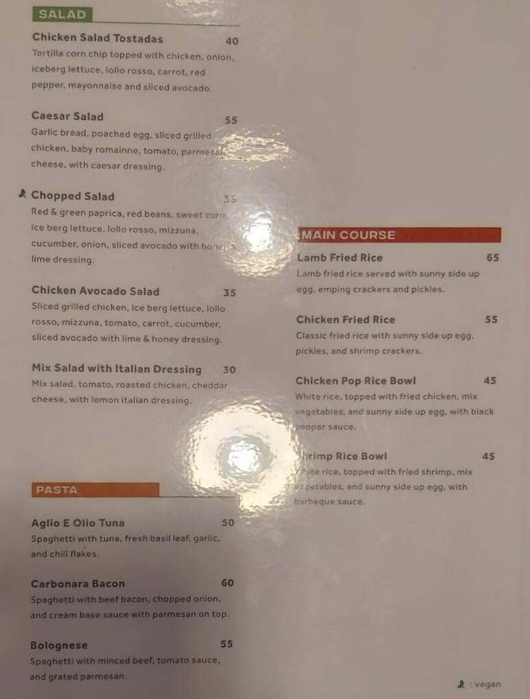 Menu at Anomali Coffee Ubud cafe, Ubud, Jl. Raya Ubud No.88