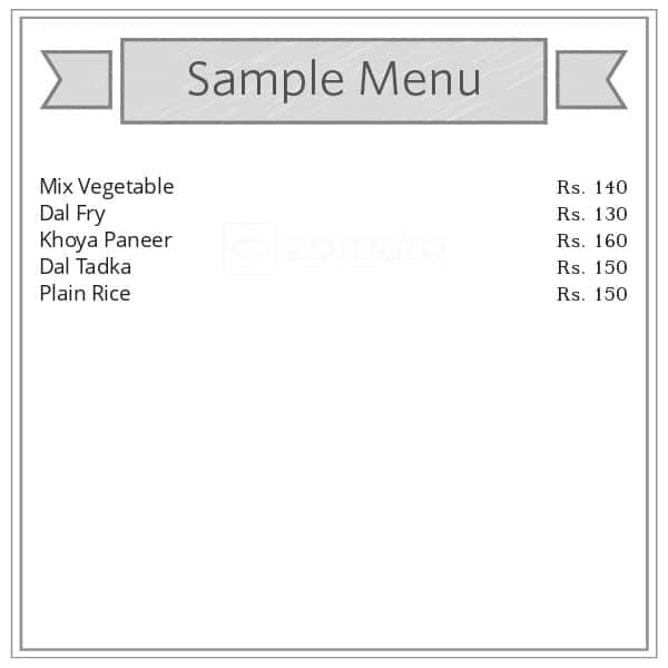 Menu of Sahni Pure Veg, Malviya Nagar, Jaipur