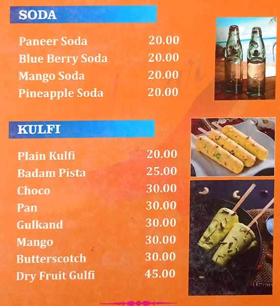 Menu at HOTEL ALWAR HIGHWAY DHABA, Chennai