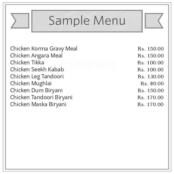 Menu of FK Caterers, Hadapsar, Pune