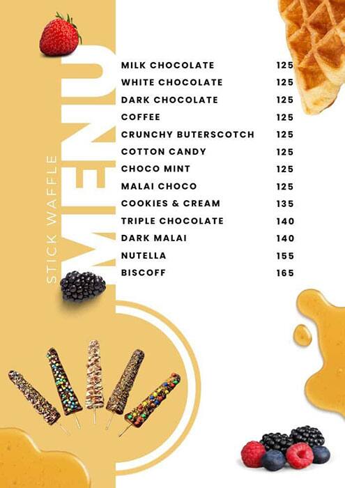 Menu of Kopii Bora, Peelamedu, Coimbatore