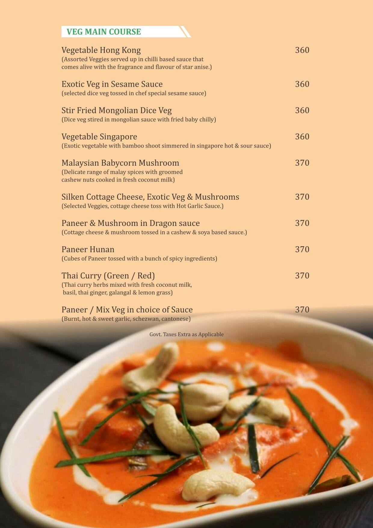 Menu at Chaayos, Mumbai, Phoenix Market City
