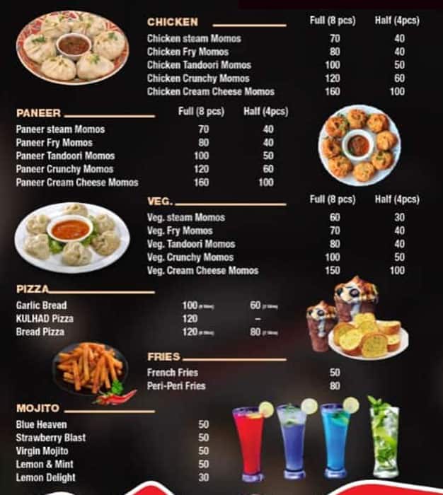 Menu of The Momos Adda, Upvan, Thane West, Thane