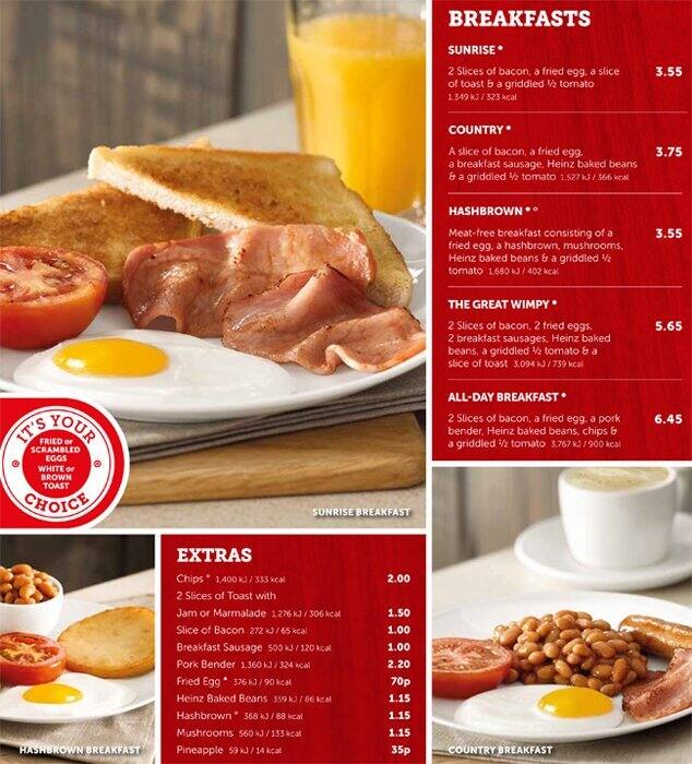 Menu At Wimpy Restaurant Morden 56 London Rd Menu At Wimpy Restaurant Morden 56 London Rd