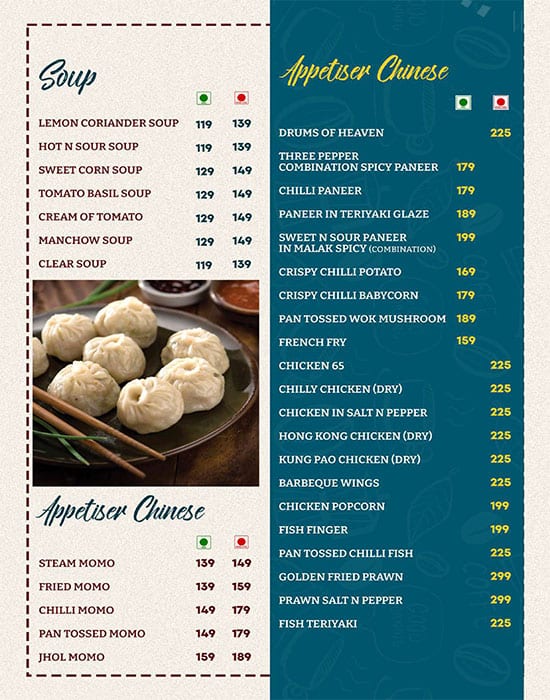 Menu of Cafe - House Of Commons, Ballygunge, Kolkata