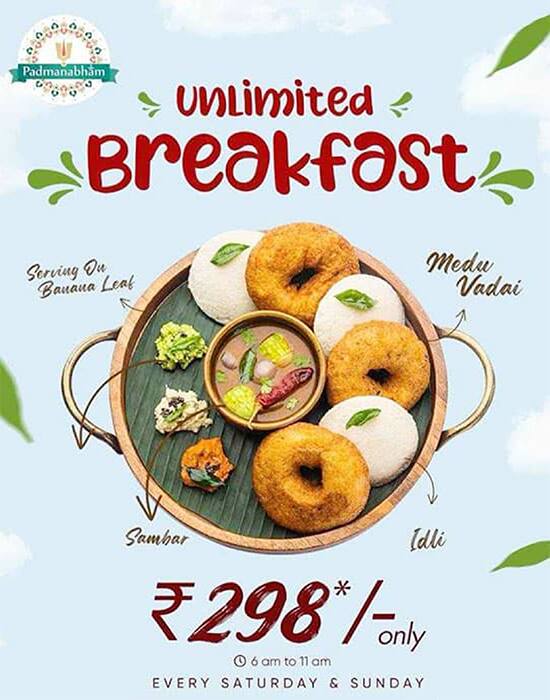 Menu of Padmanabham, Rajendra Place, New Delhi