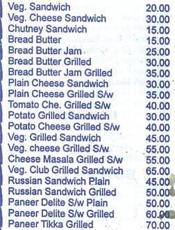 Menu at Roti Roll, Mumbai, 3