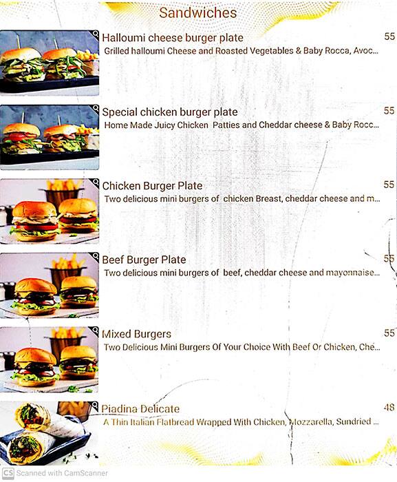 Menu at Il Caffe Di Roma cafe, Abu Dhabi, SR#-02