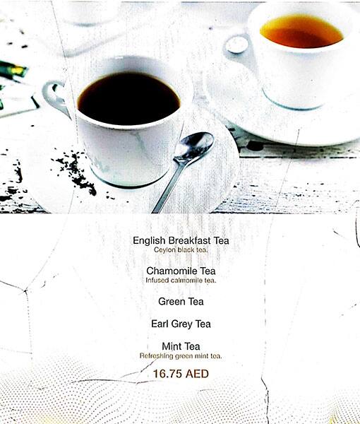 Menu at Il Caffe Di Roma cafe, Abu Dhabi, SR#-02