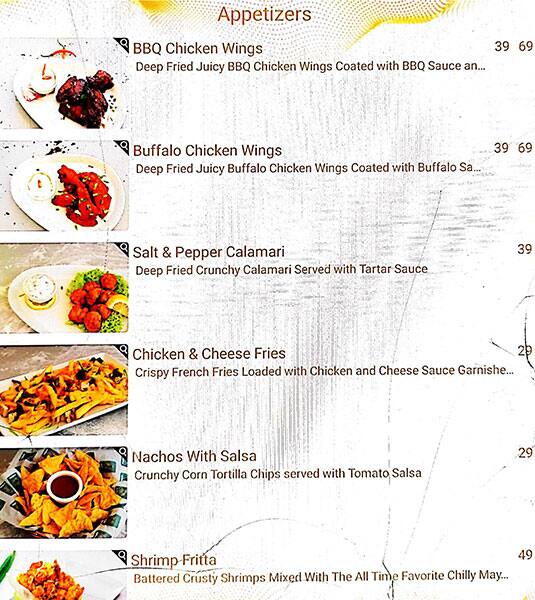 Menu at Il Caffe Di Roma cafe, Abu Dhabi, SR#-02