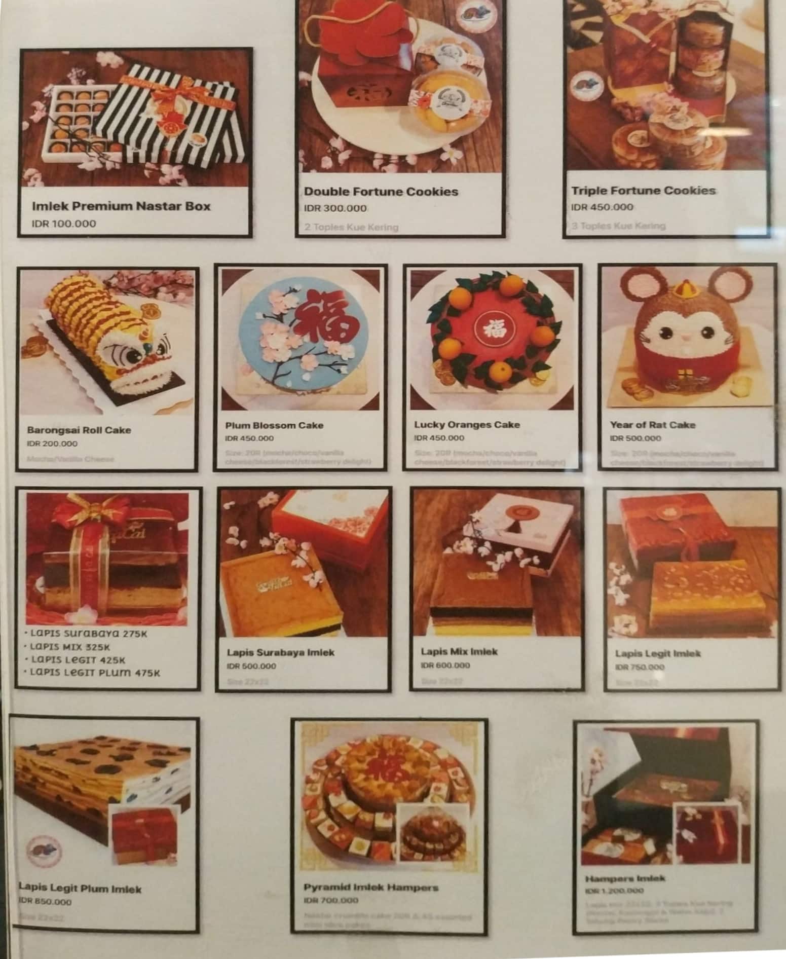 Menu at Christine Bakery, North Jakarta, Jl. Boulevard Bar. Raya No.21 ...